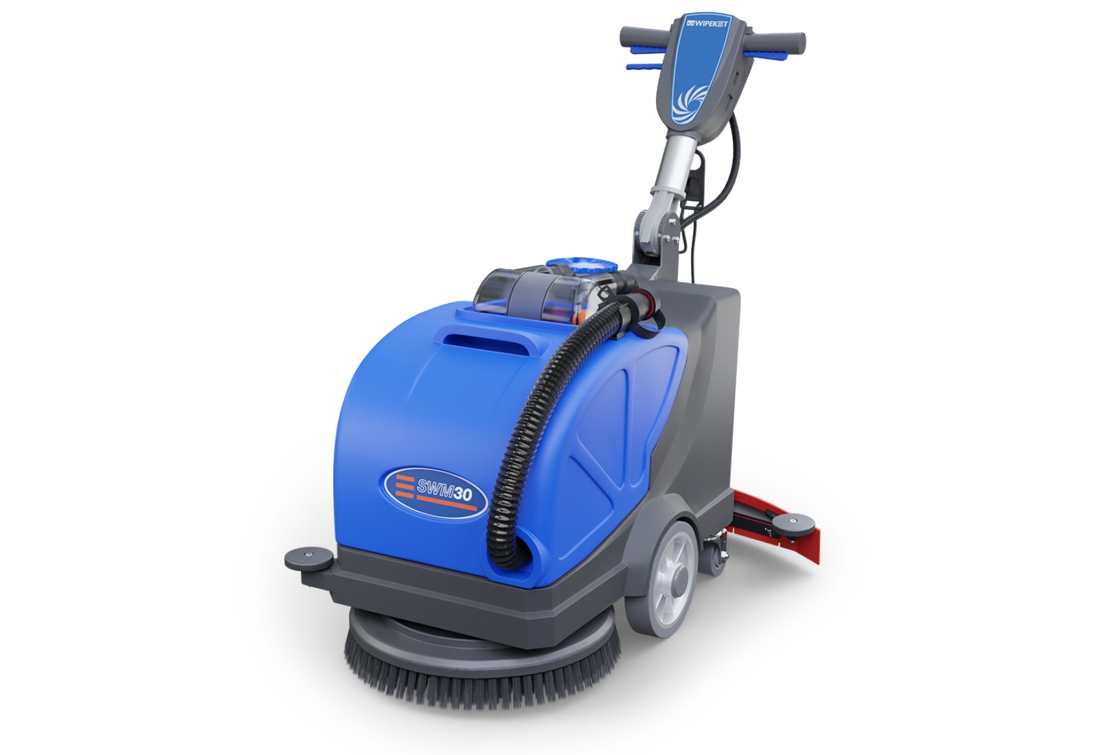 Scrubber dryer SWM30, 1.200 m²/h, brush diameter 430 mm, wipeket