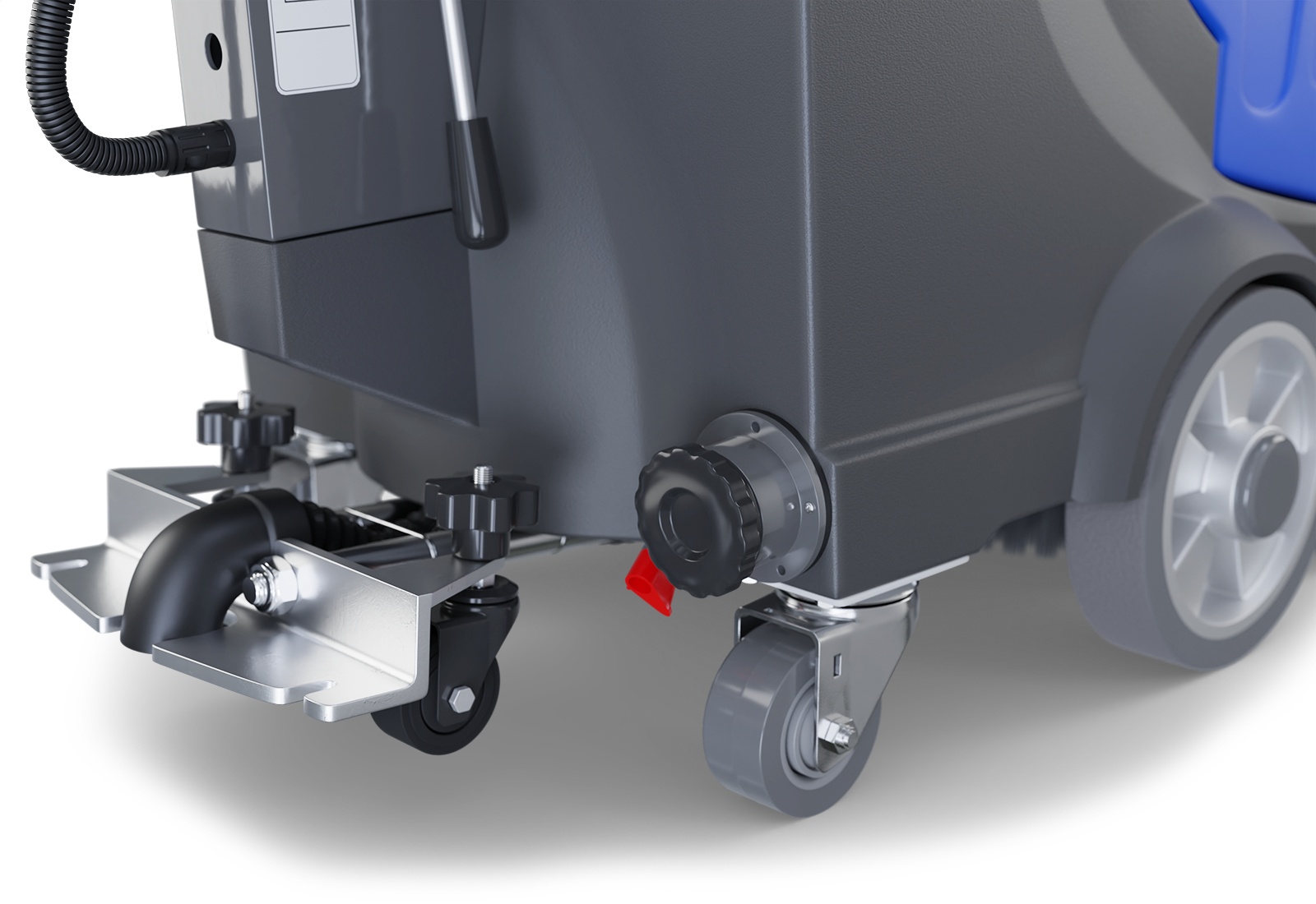 Scrubber dryer SWM30, 1.200 m²/h, brush diameter 430 mm, wipeket