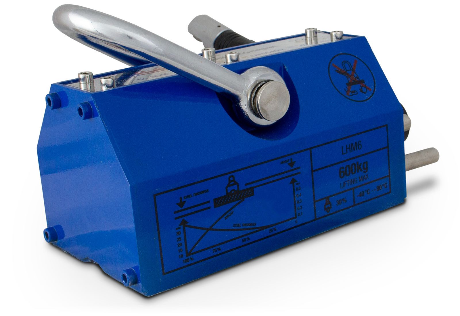 Industrial lifting magnet LHM6, 600 kg, SolidHub