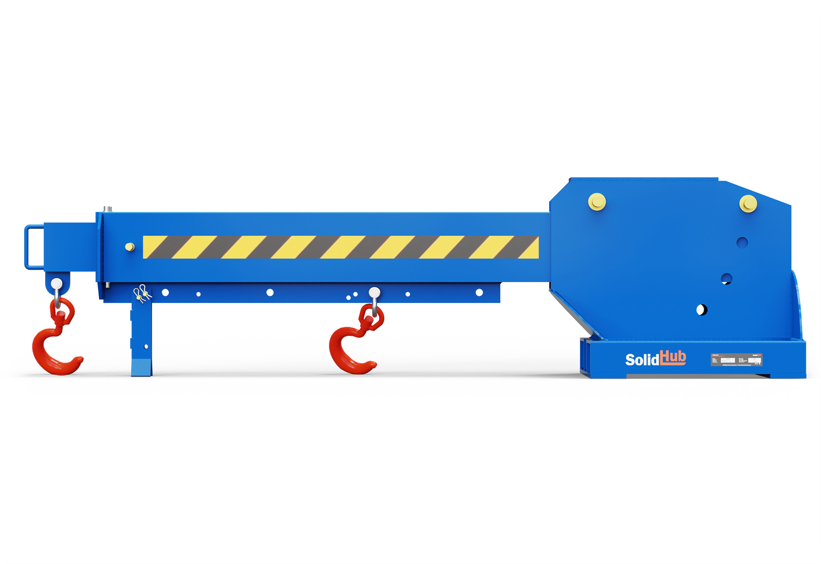 Crane arm, extendable and height adjustable WKA2500 for forklift truck ...