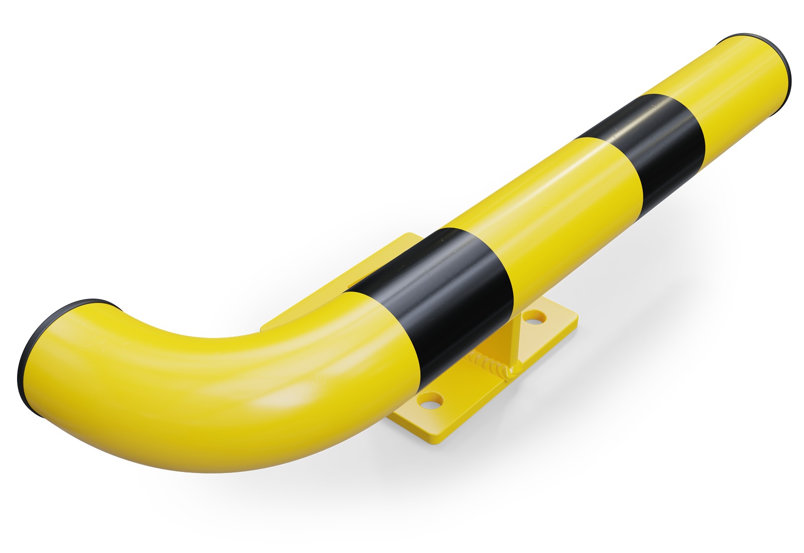 Modular crash protection bar for walls MWS-L500, 500 mm length made of ...