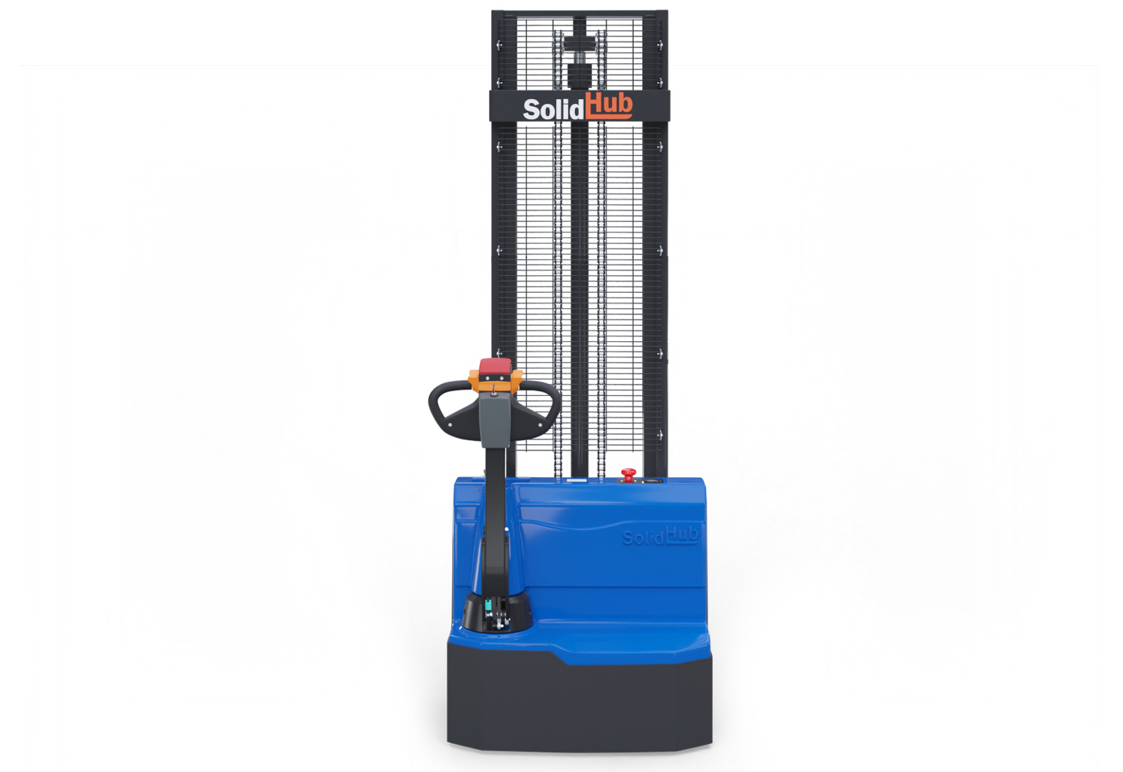 Electric stacker HE1200/4, lifting height 86 - 4.000 mm, WLL 1.200 kg ...